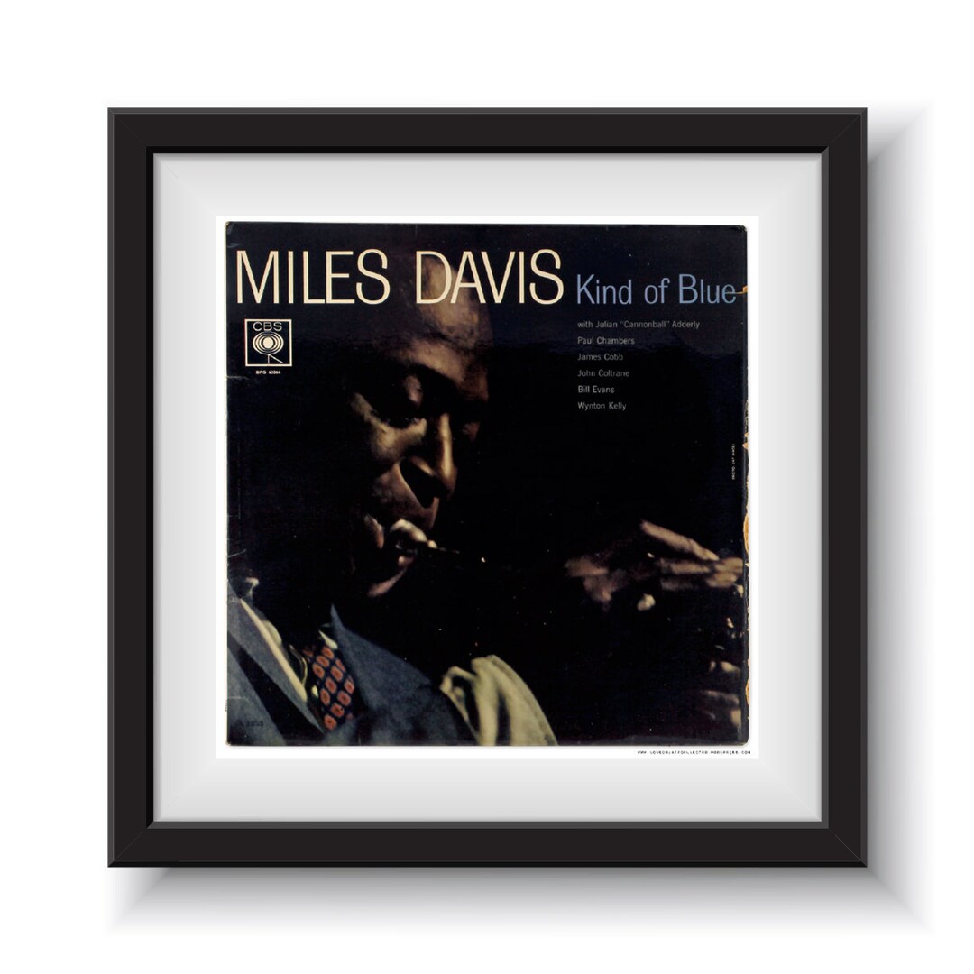 Miles Davis Framed Album Cover - Etsy