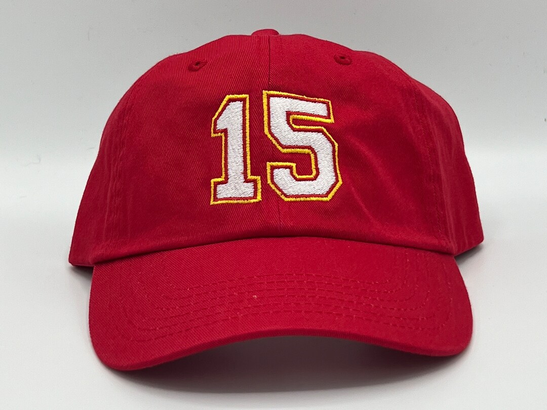 Kansas City Chiefs Patrick Mahomes 15 MAHOMES Yupoong Adjustable Hat - Etsy