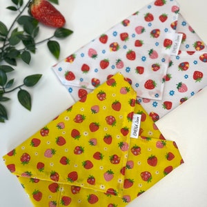 Reusable Sandwich Wrap Set: Eco-friendly Cotton Snack Bags - Etsy