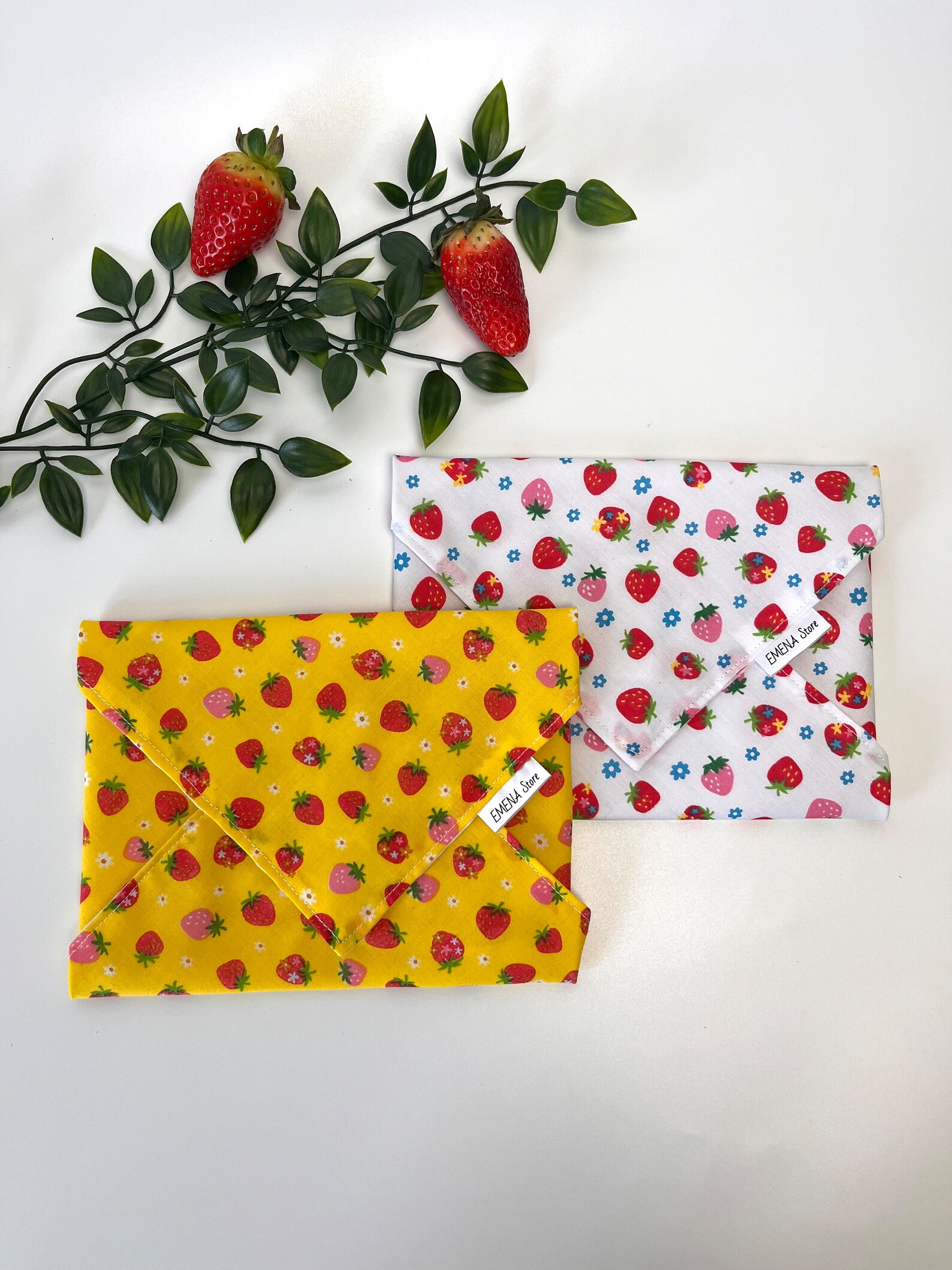 Reusable Sandwich Wrap Set: Eco-friendly Cotton Snack Bags - Etsy