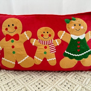 Luxury Christmas Gingerbread Cushion Christmas Present Gift - Etsy
