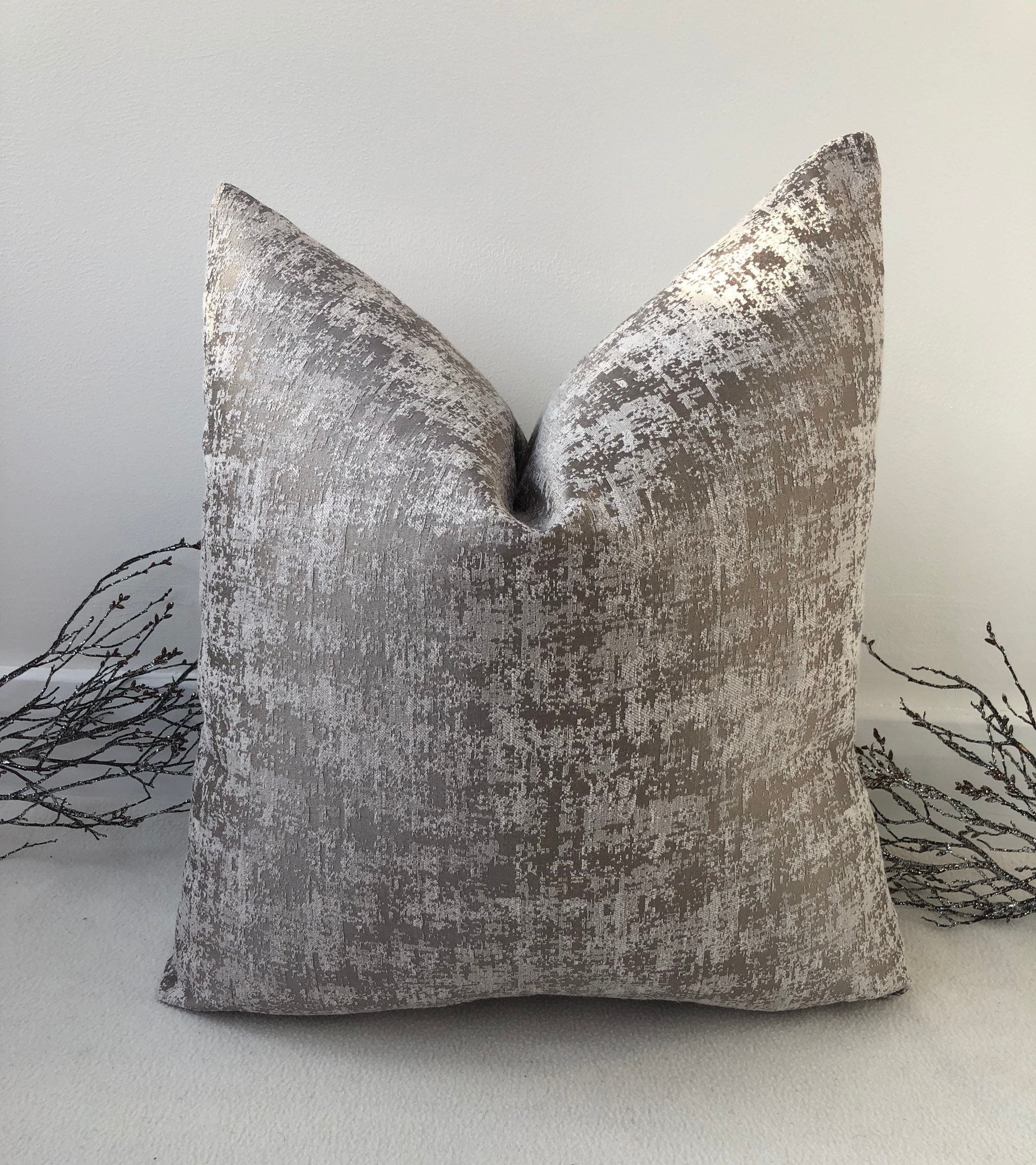 Luxury Ash Greige Cushion From the Couture Cushion Style No. 29 - Etsy