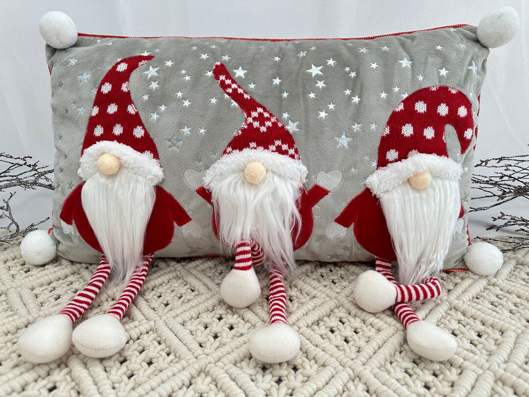 Luxury Christmas Gonk With Hanging Legs Cushion Christmas Present Gift ...
