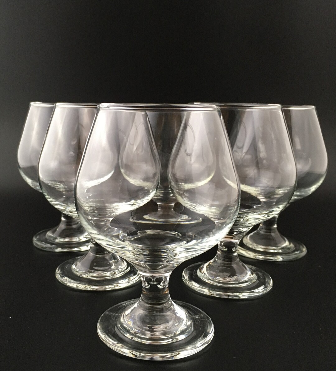 Dema Entertainers Set of 6 Brandy Glasses, Vintage 1960s, Made in ...