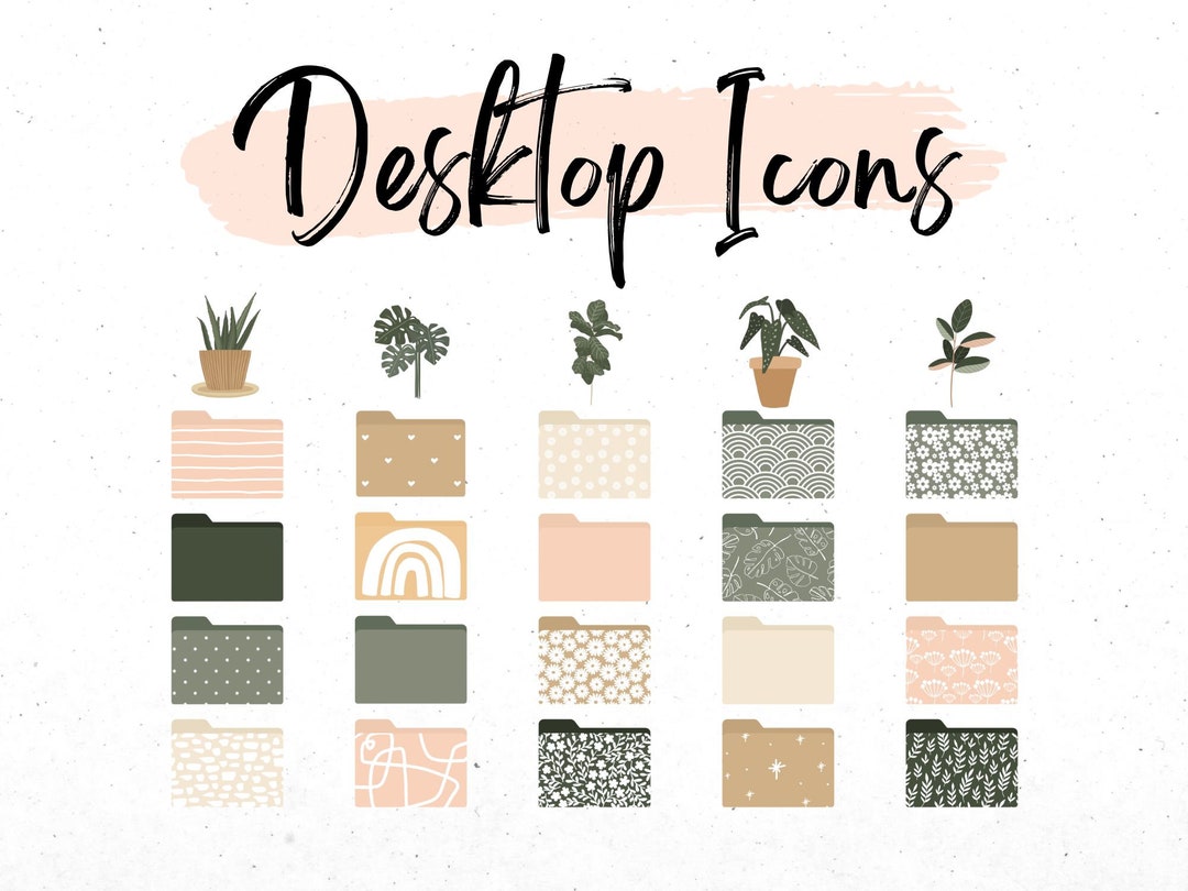 Folder Icons for Mac, Windows Desktop Icons, Aesthetic Folder Icons PNG ...