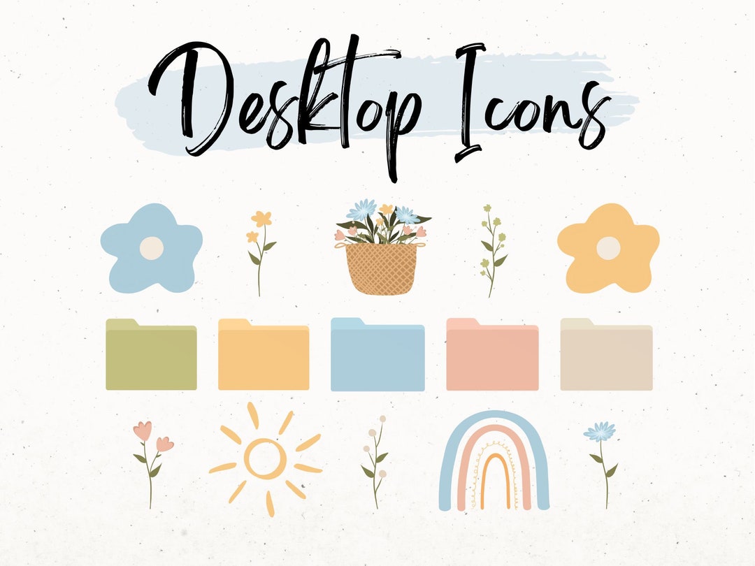 Folder Icons for Mac, Windows Desktop Icons, Aesthetic Folder Icons PNG ...
