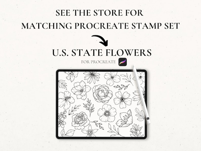 U.S. State Flower Svg Bundle, Flower Stencil, Flower Tattoo Design ...