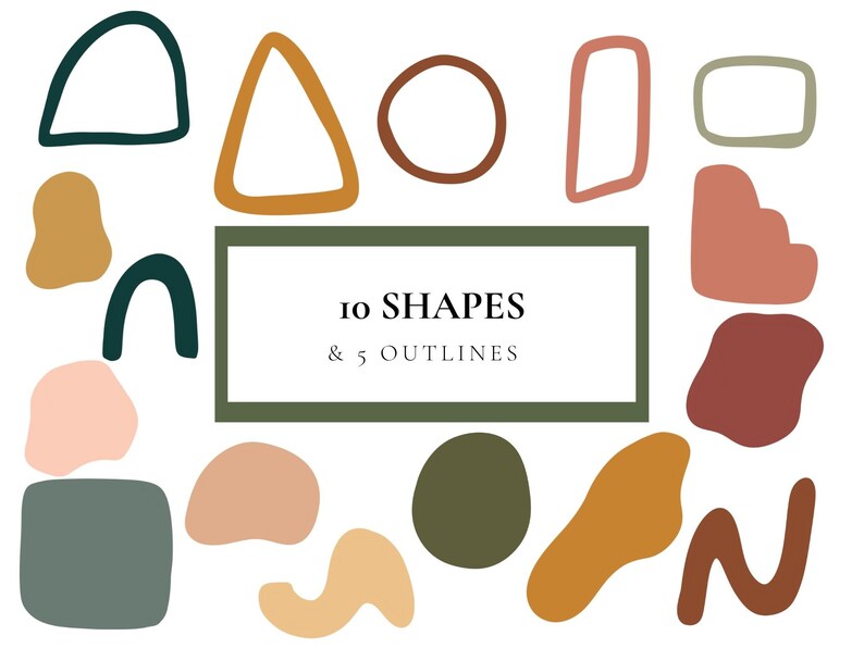 Boho SVG Bundle, Bohemian Clip Art Set, Botanical Flower Svg, Abstract ...