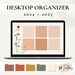 2024 and 2025 Flower Desktop Organizer, Wallpaper Aesthetic Desktop ...