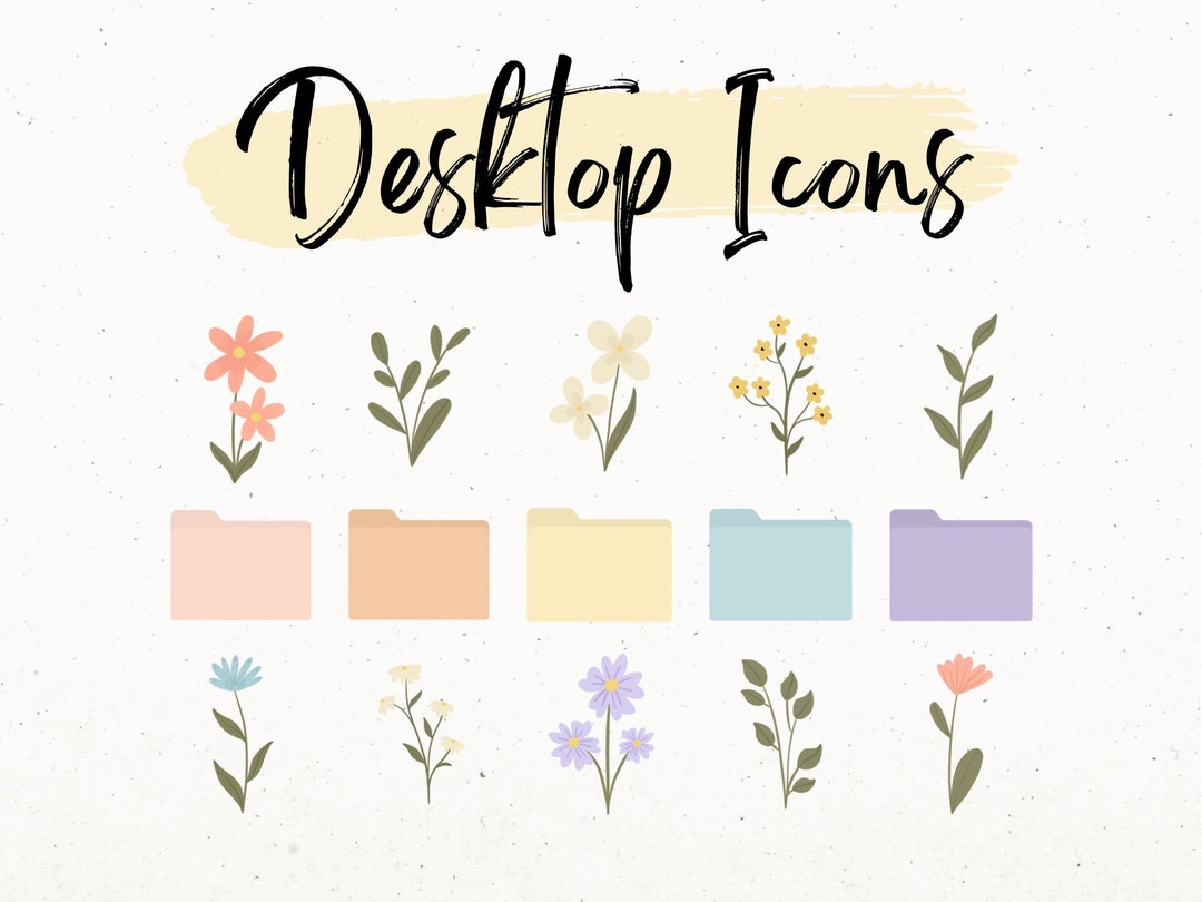 Folder Icons for Mac, Windows Desktop Icons, Aesthetic Folder Icons PNG ...