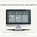 Flower Desktop Organizer 2022 - 2023, Wallpaper Aesthetic Desktop ...