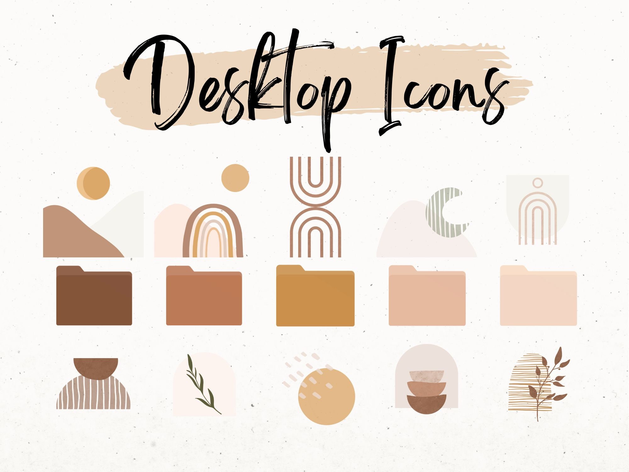 Folder Icons for Mac Windows Desktop Icons Aesthetic Folder - Etsy