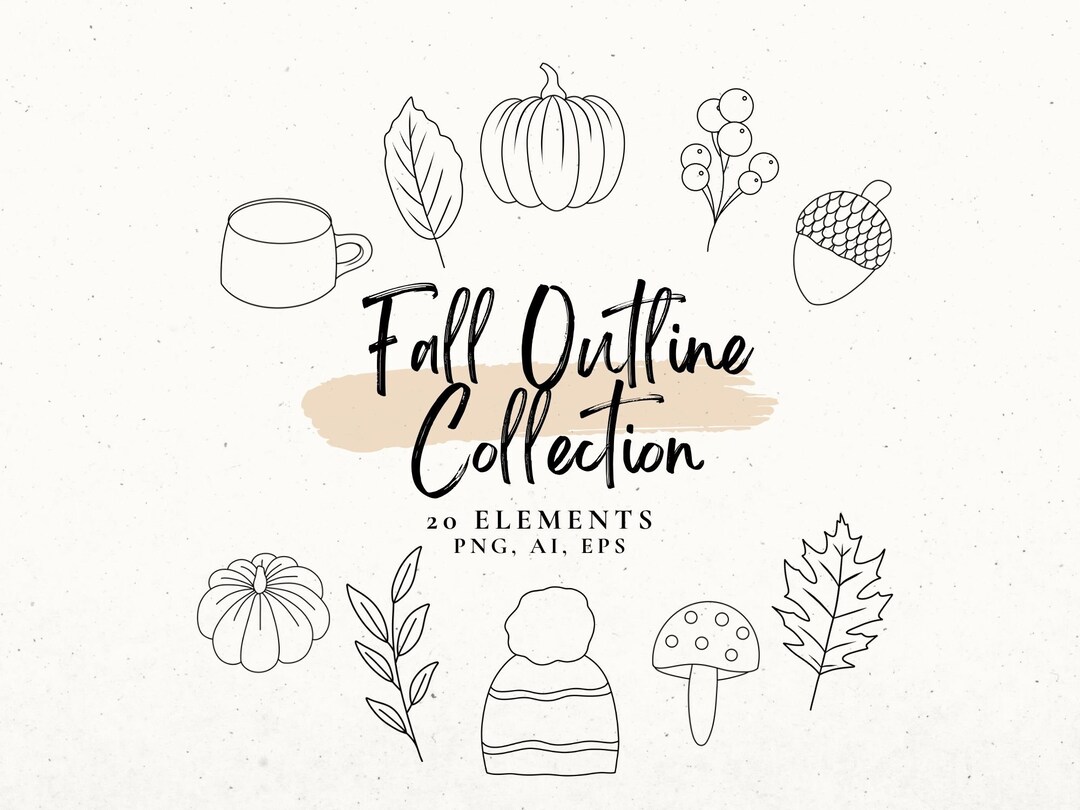 Fall Leaves SVG, Fall Clip Art Bundle, Autumn PNG Files, Fall ...