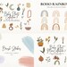 Entire Shop Bundle, Boho SVG Bundle Commercial Use, Bohemian Clip Art ...