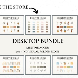 Desktop Icons Macbook Folder Icons Flower Icons Desktop - Etsy