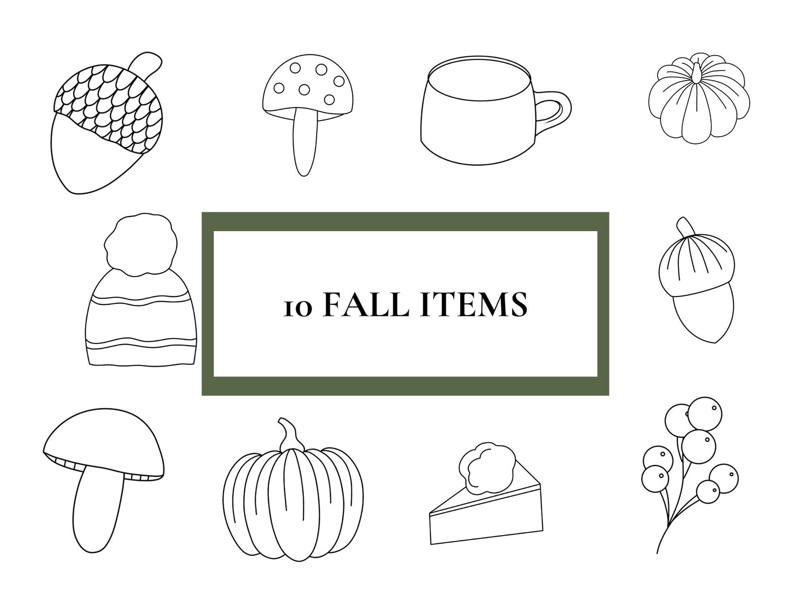 Fall Leaves SVG Fall Clip Art Bundle Autumn PNG Files Fall - Etsy