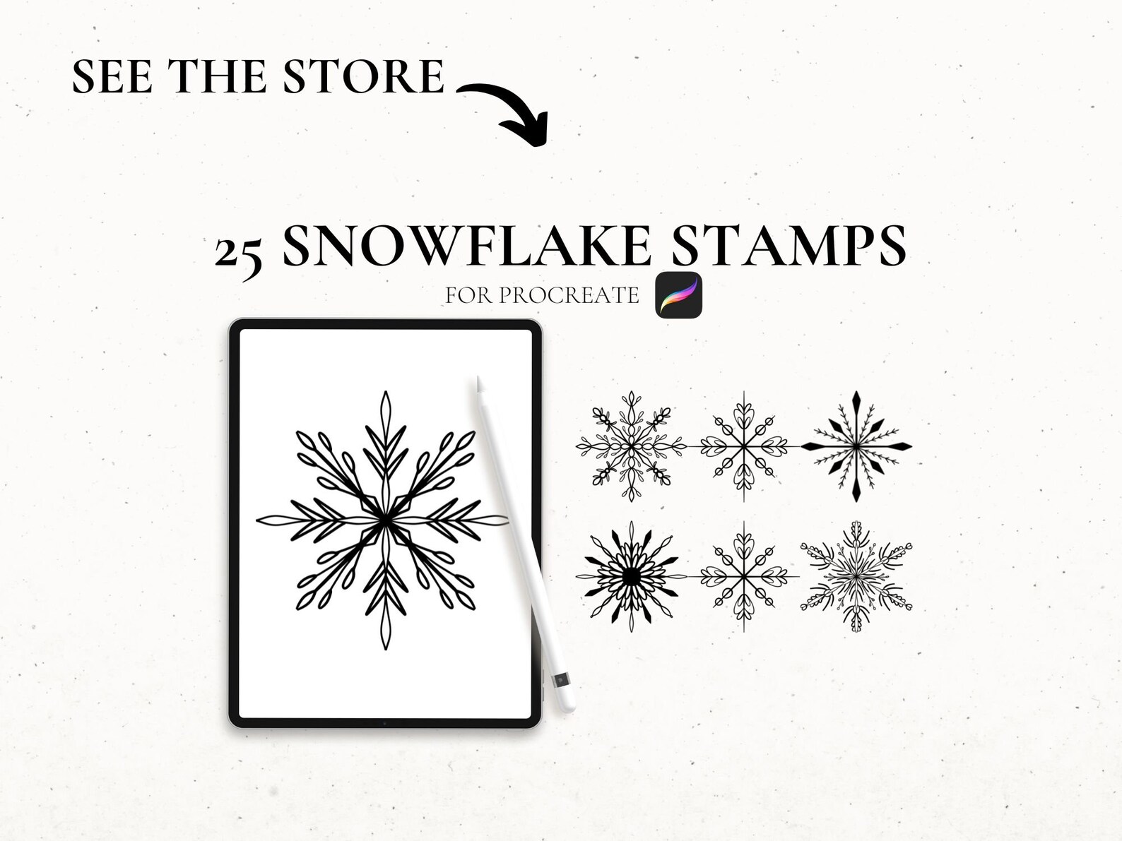 Snowflake Clip Art Christmas SVG Detailed Snowflake PNG - Etsy
