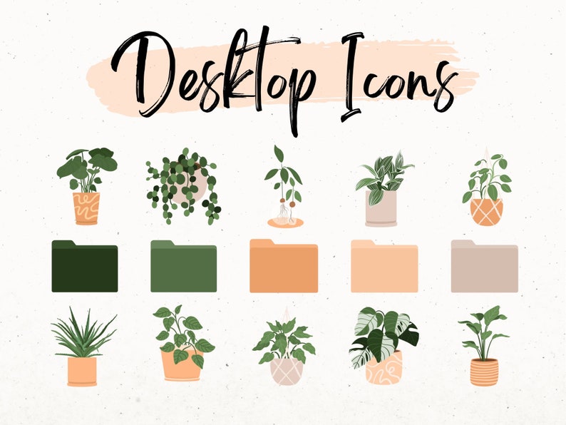 15 Folder Icons for Mac Windows Desktop Icons Aesthetic - Etsy