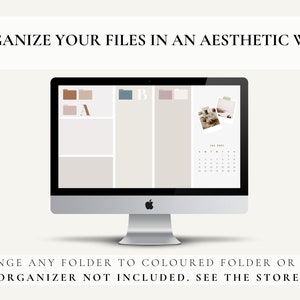 2024 and 2025 Desktop Organizer Wallpaper, Neutral Wallpaper Aesthetic ...