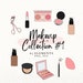 Makeup SVG Bundle, Make up Clip Art Bundle, Lipstick Svg Files, Makeup ...