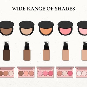 Makeup SVG Bundle, Make up Clip Art Bundle, Lipstick Svg Files, Makeup ...