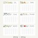 2024 and 2025 Calendar Printable, Monthly Calendar Planner, Neutral ...