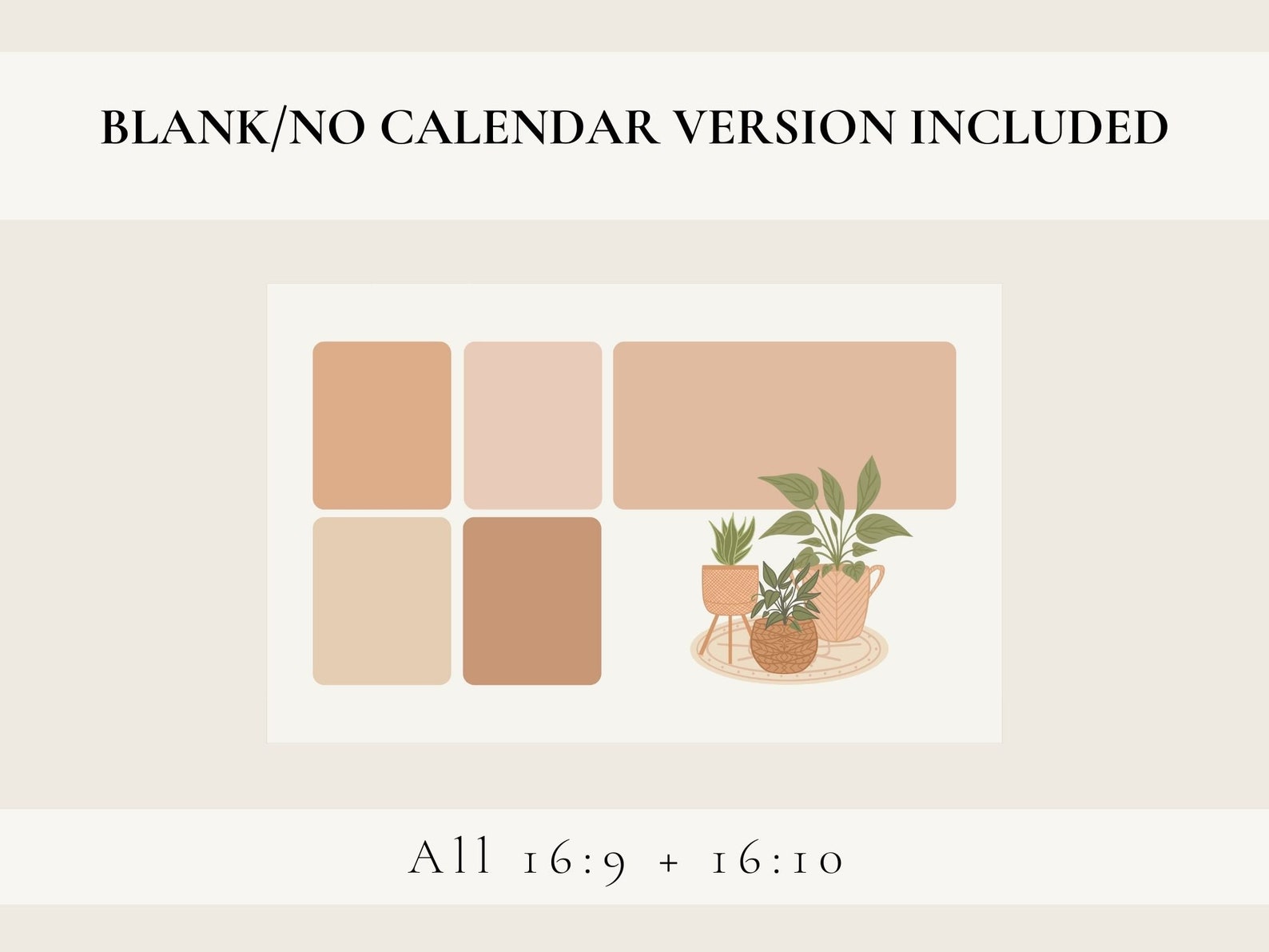 2023 and 2024 Desktop Organizer Digital Planner Boho Plant - Etsy