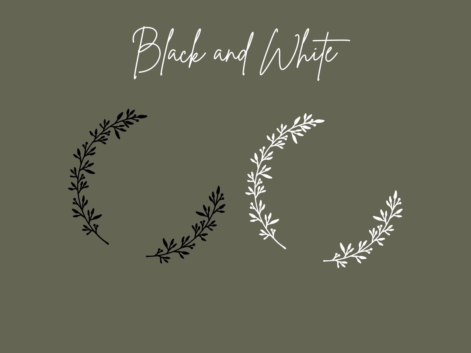 Botanical Wreath Svg Hand Drawn Laurel Wreath Clip Art - Etsy Canada