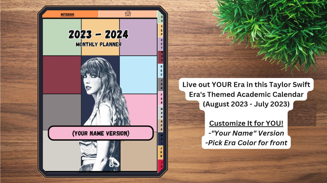 Taylor Swift Digital Planner, Goodnotes Planner, iPad Planner ...