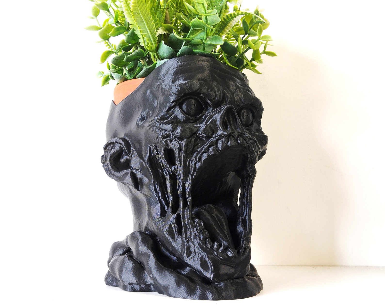 Horror Planter Zombie Bust Plant Pot, Scary & Dark Gothic Sculpture - Etsy