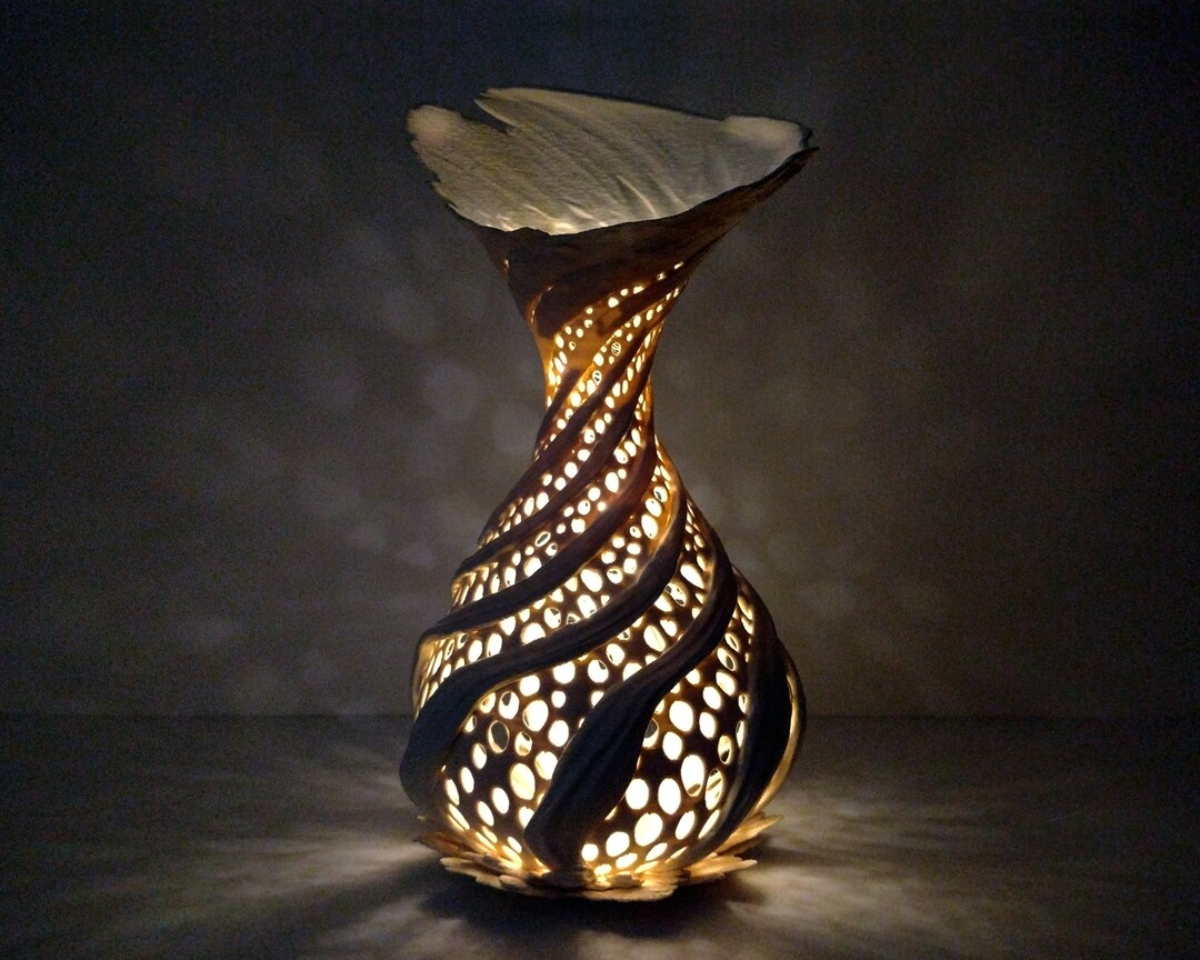 Abstract Votive Ornament Shadow Box Tea Light Holder & - Etsy UK