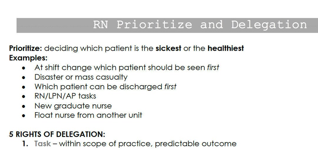 RN Prioritize & Delegation NCLEX STUDY 2023 - Etsy RN Prioritize & Delegation NCLEX STUDY 2023 - Etsy