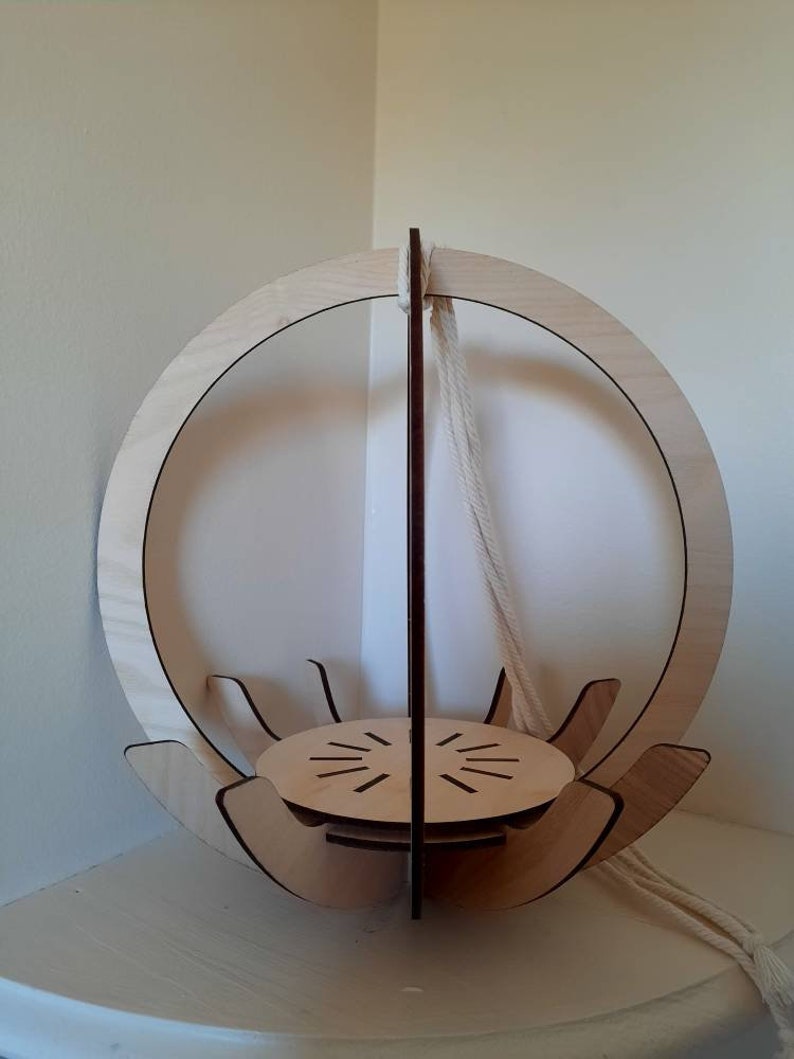 Wooden Circular Plant Hanger for Hanging/trailing/potted | Etsy