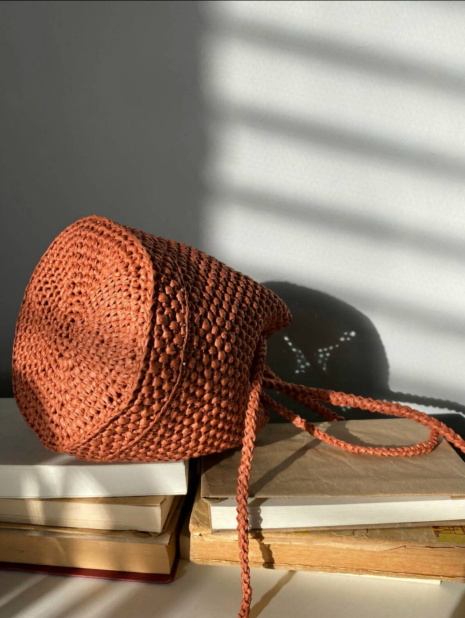 Handmade Luciana Raffia Bucket Bag Raffia Bag Handmade Bag - Etsy