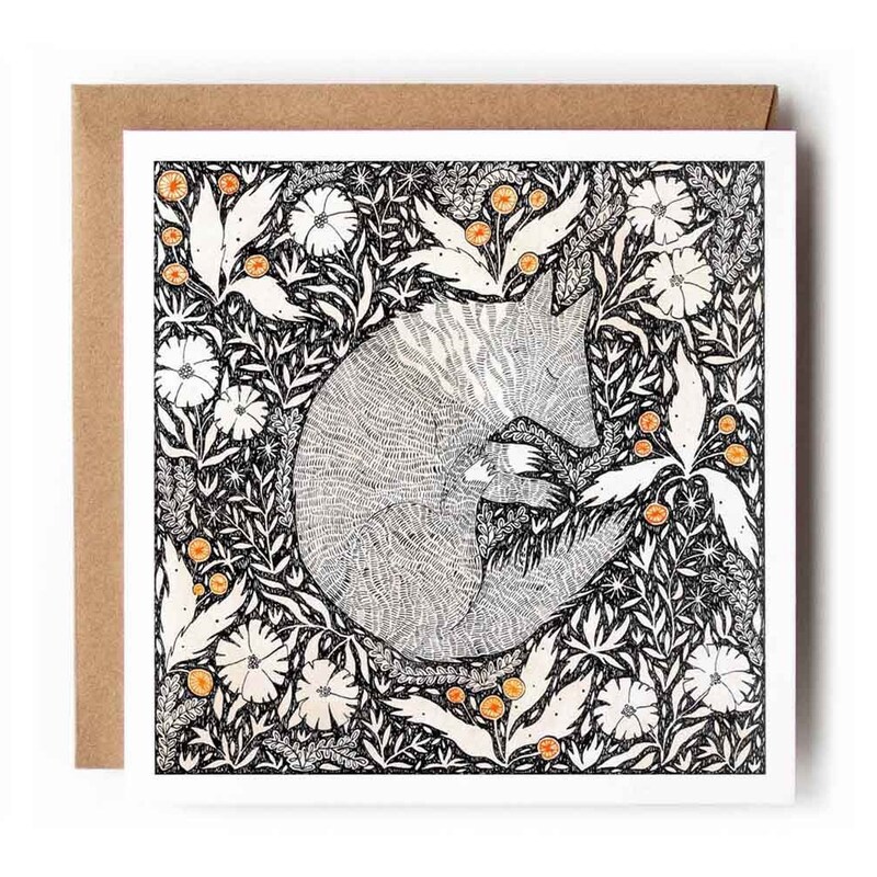 Fox Card - Etsy UK