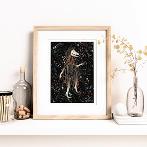 The Cornish Oss Fine Art Print | Size A5 A4 A3 | Illustration Wall Art ...