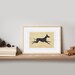 Whippet Drawing 'chase' Folk Art Dog Animal A4 - Etsy