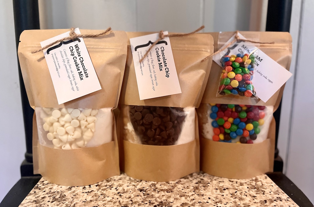 COOKIE MIX BAGS Yields 18-20 Cookies Party Favors Gifts Holidays ...