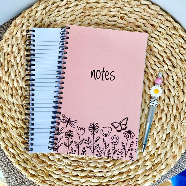 Aesthetic Pink Notebook - Etsy