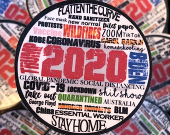 Funny 2020 Sticker | Etsy