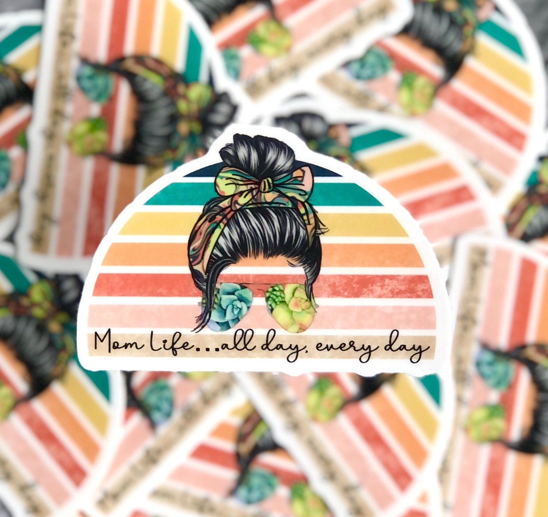 Mom Life Sticker Mom of Boys Mom Gift Mom of Girls - Etsy