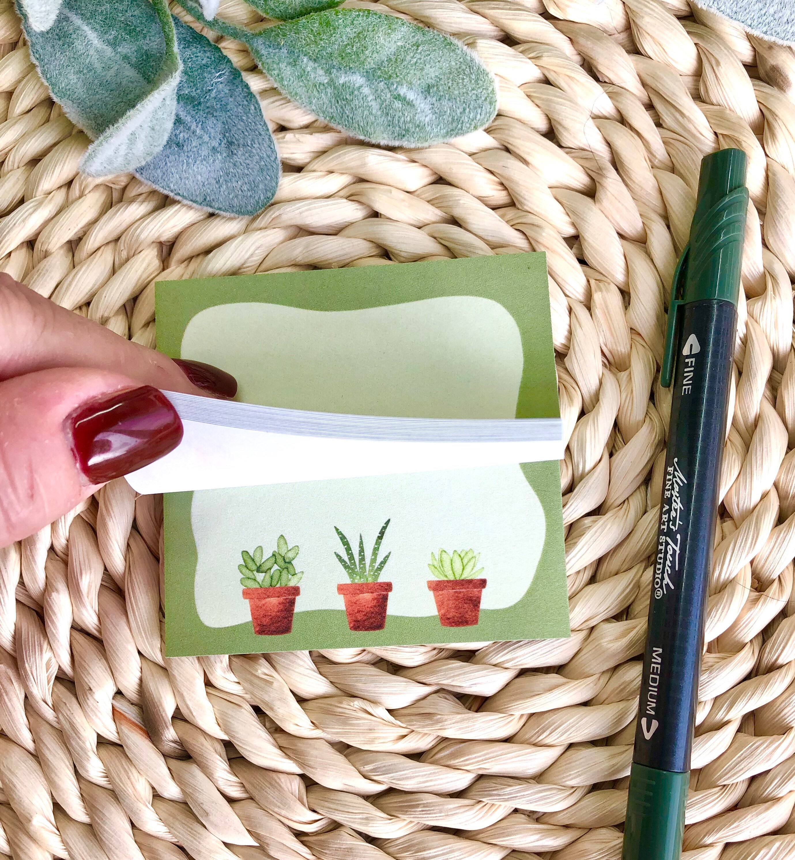 Plant Post-it Notes Sticky Notes Stationery Post-it Note - Etsy