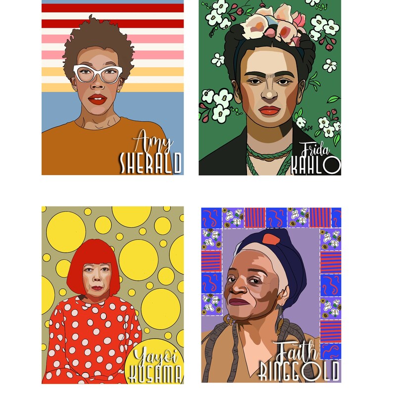 Female Poster - Etsy