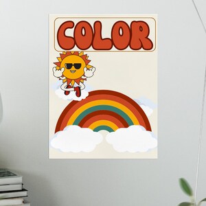 Elements of Art Posters- Groovy Art Class Decor Digital Download 7 ...