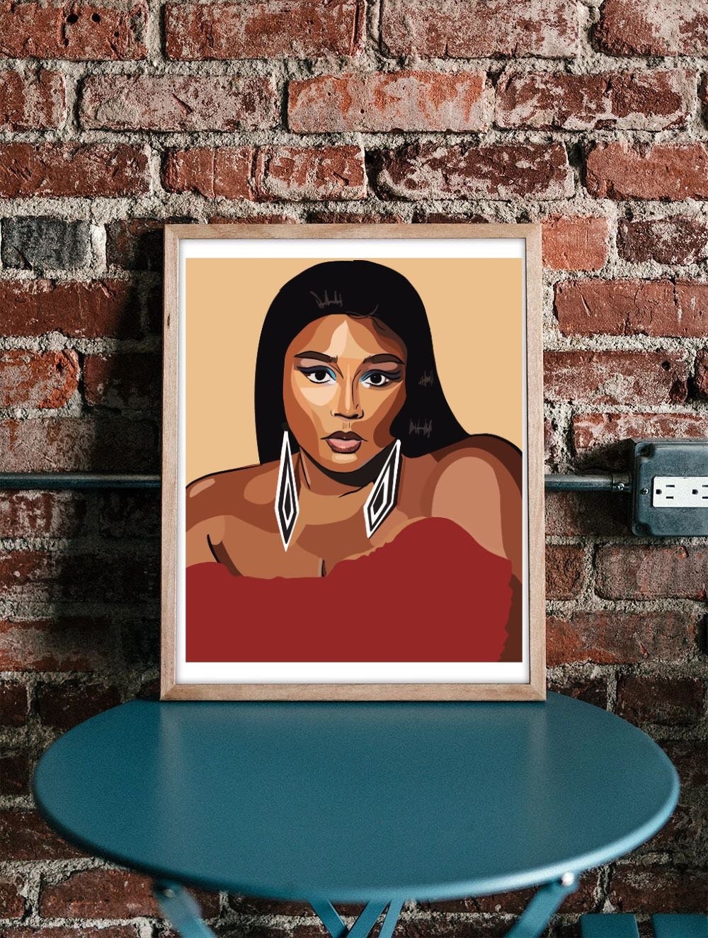 Lizzo Digital Design- Printable Download- Body Positivity- Black ...