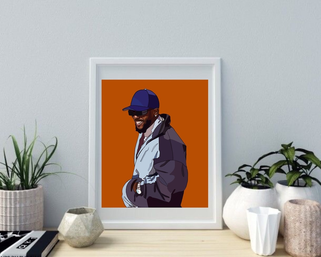 Kendrick Lamar Minimal Art Grammys 2023 Wall Decor- Kendrick and Drake ...