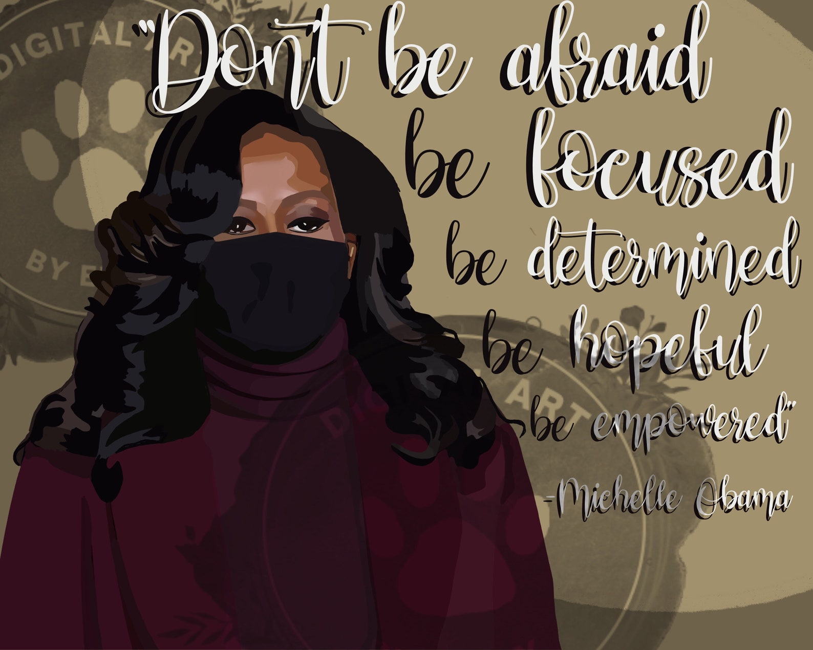 Michelle Obama Poster - Etsy