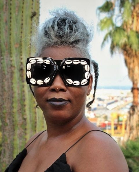 Big Square Glasses, Flamboyant Sunglasses Women, Unique Square Eyewear ...