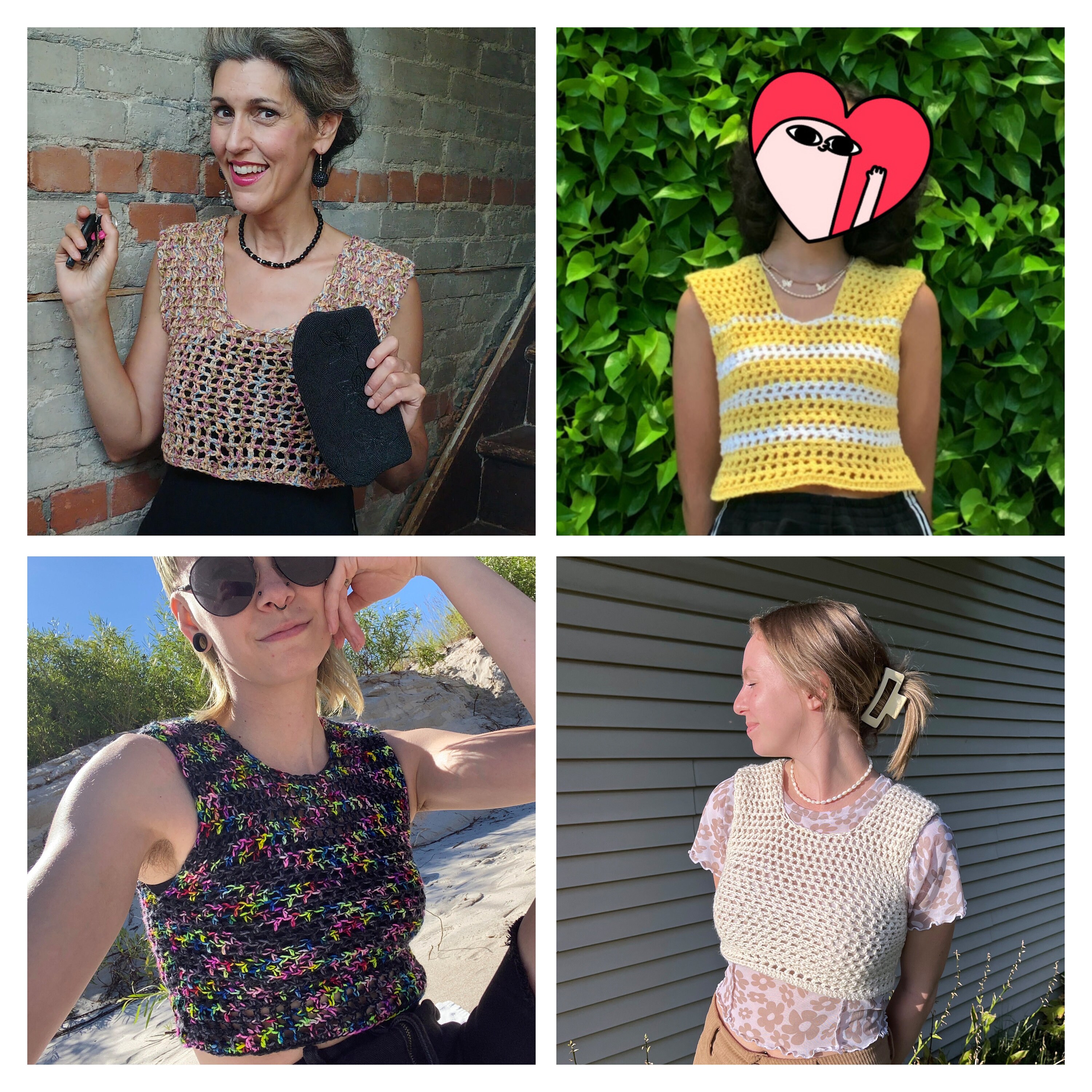 Craftwrx Classic Tank Top Pattern - PDF ONLY - Beginner Crochet Pattern Size Inclusive - Etsy Canada