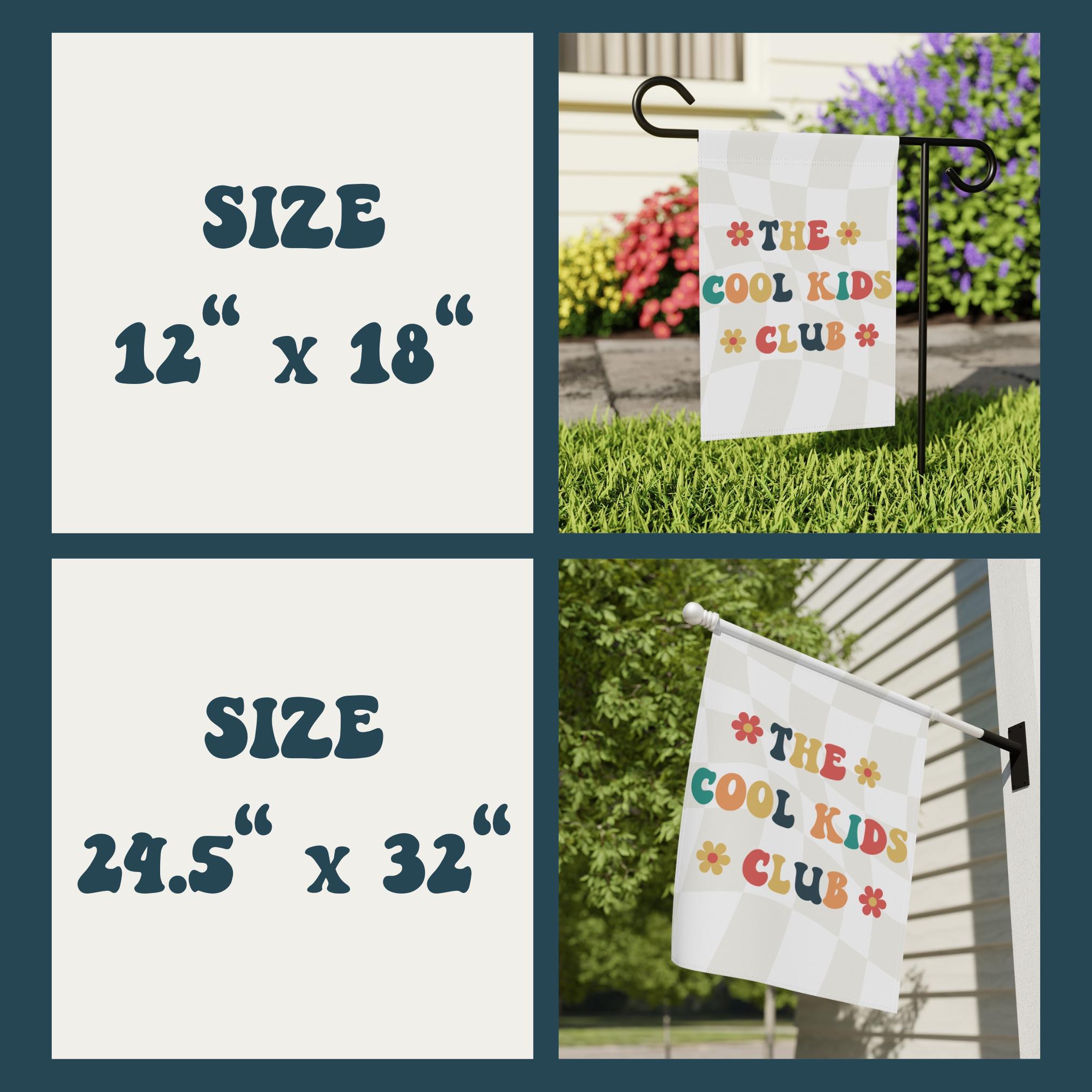 Clubhouse Flag Personalized Playhouse Accessories Cool Kid Club Outdoor ...